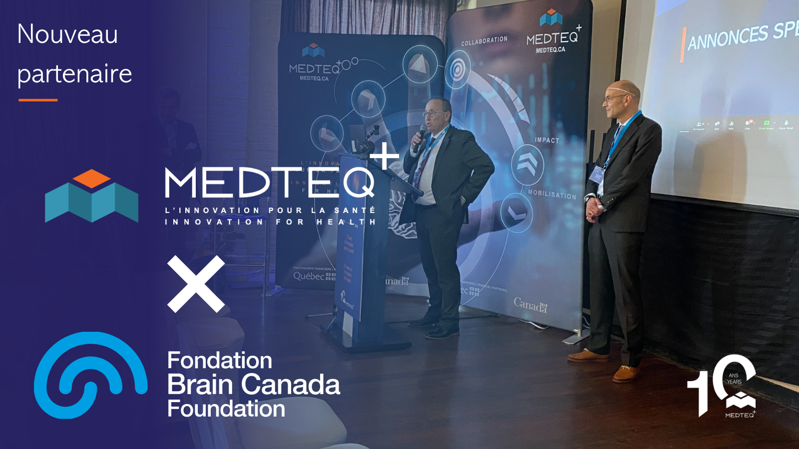 MEDTEQ+ and Brain Canada Foundation join forces to accelerate ...