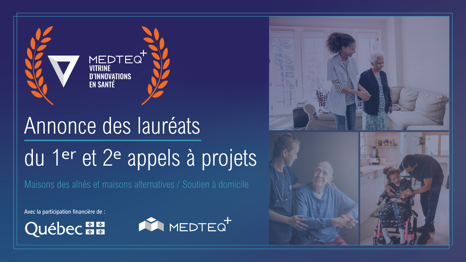 MEDTEQ+ annonce les lauréats du programme Vitrine d’Innovations en Santé | MEDTEQ+